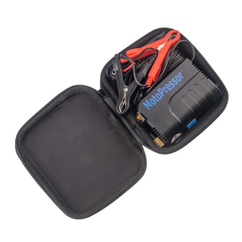 Light, tough and powerful motorcycle tyre pump