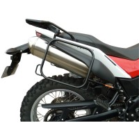 Andy Strapz's own saddlebag support frames.
