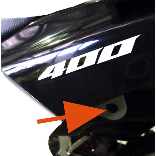 DRZ 400 pannier frames for Andy Strapz Pannier systems.